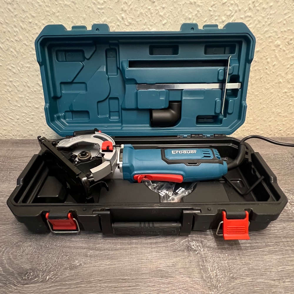 Pre-owned ERBAUER 650W 220-240V 85mm CORDED MINI SAW - Own4Less